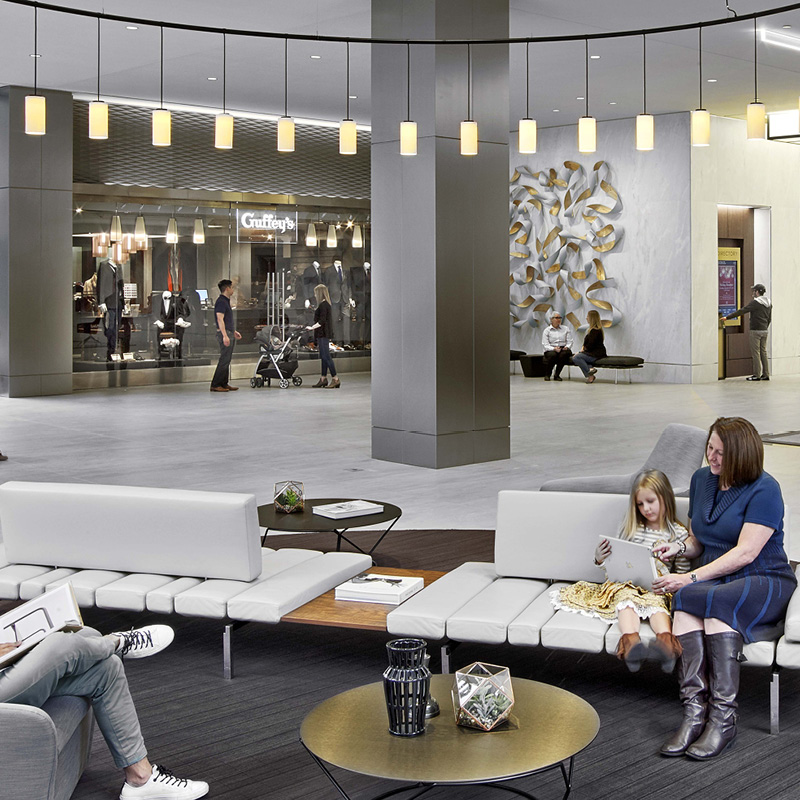 Tower Place 100 Public Area Refresh and Repositioning Interior Design ...