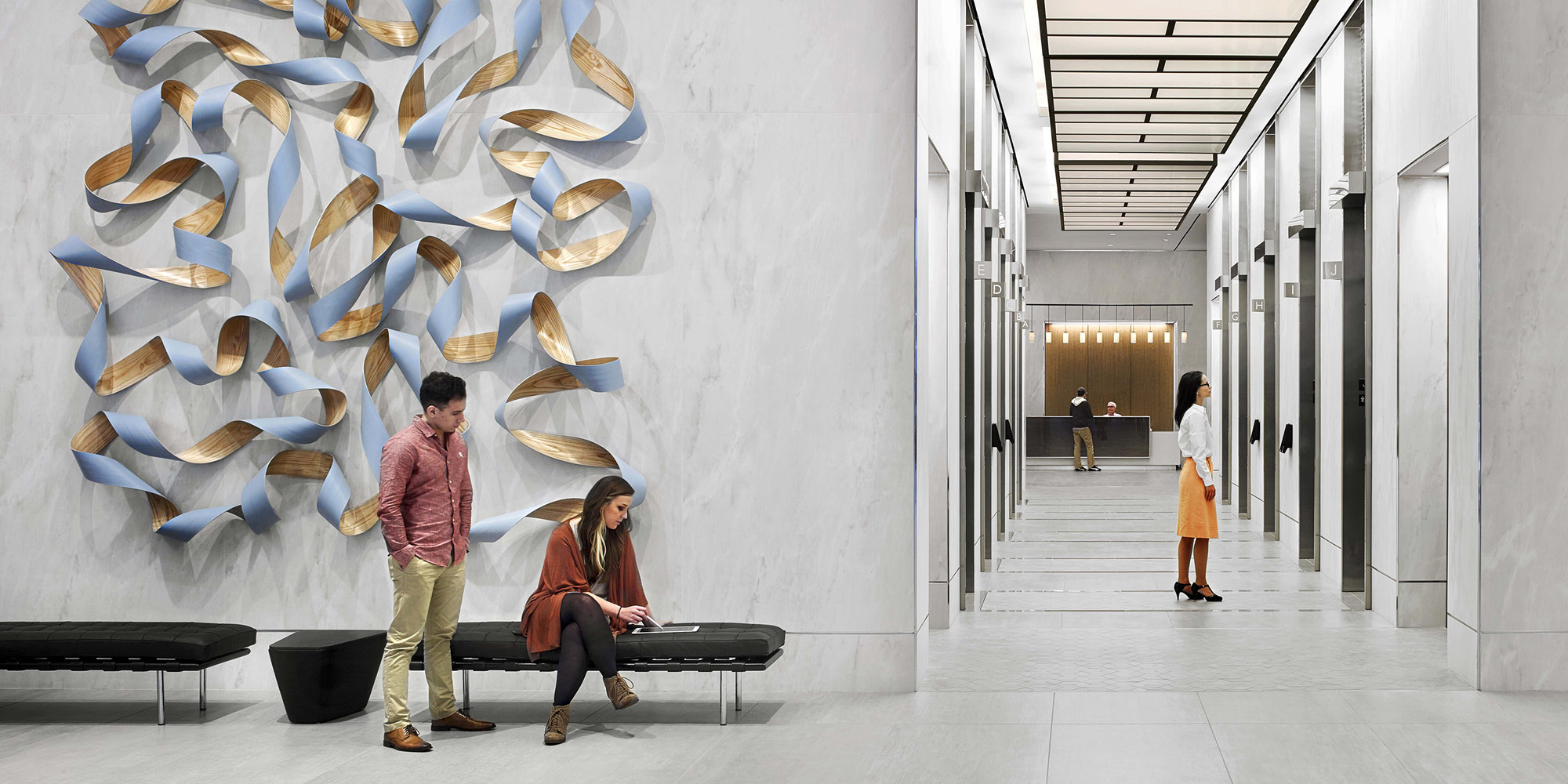 Tower Place 100 Public Area Refresh and Repositioning Interior Design ...